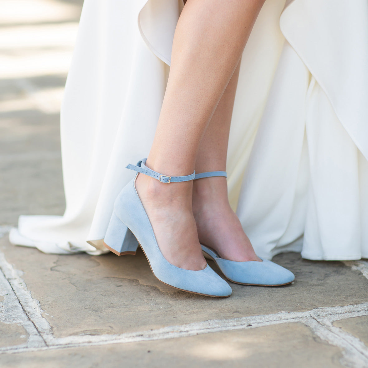 Mid Block Heel Wedding Shoes - Hetty Medium Block Heel Bridal Shoes ...